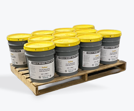Yellow Acrylic Striping Paint | Fast Dry | Aexcel | NAC Supply